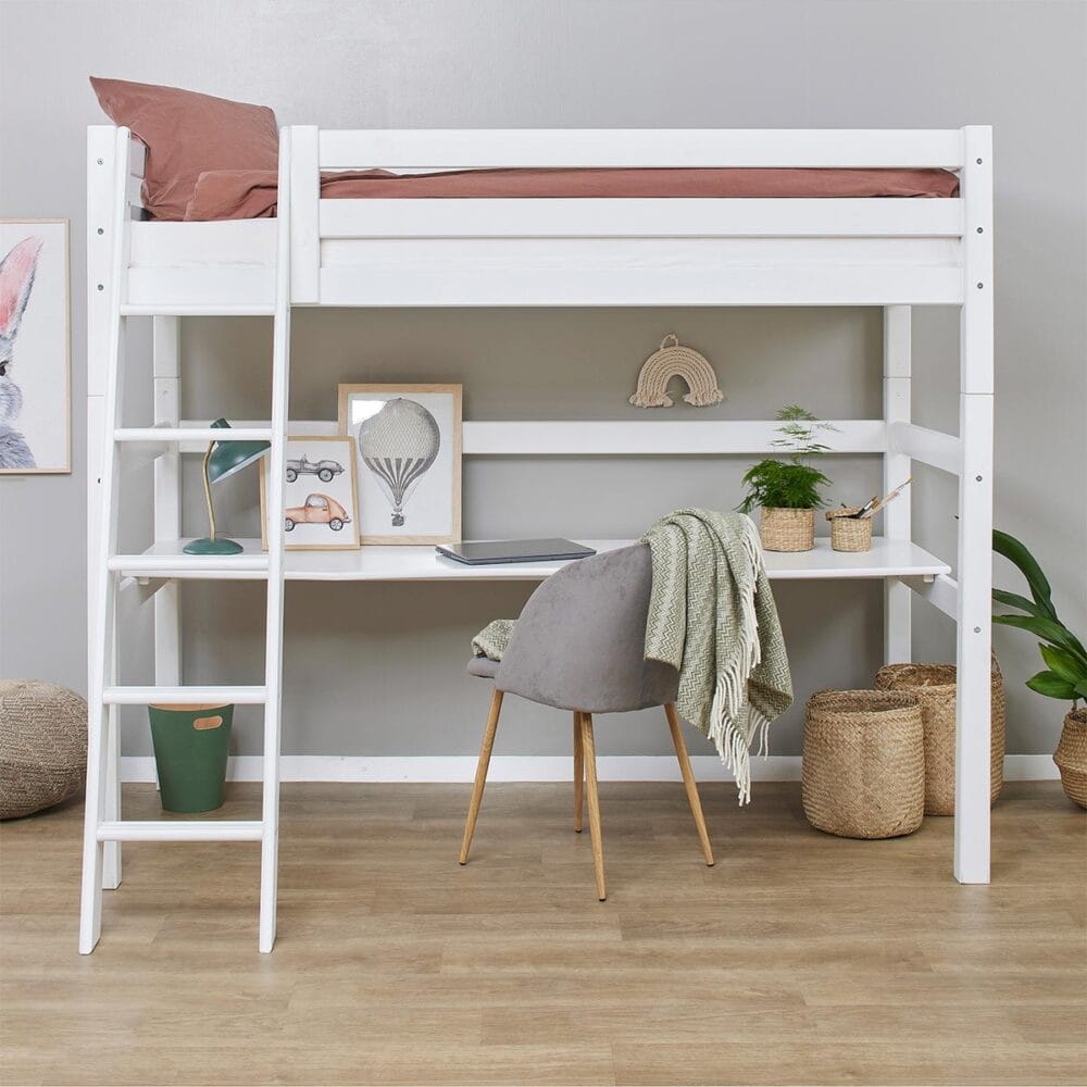 Hoppekids ECO Luxury Hoogslaper met bureau Kopen? | HBeds