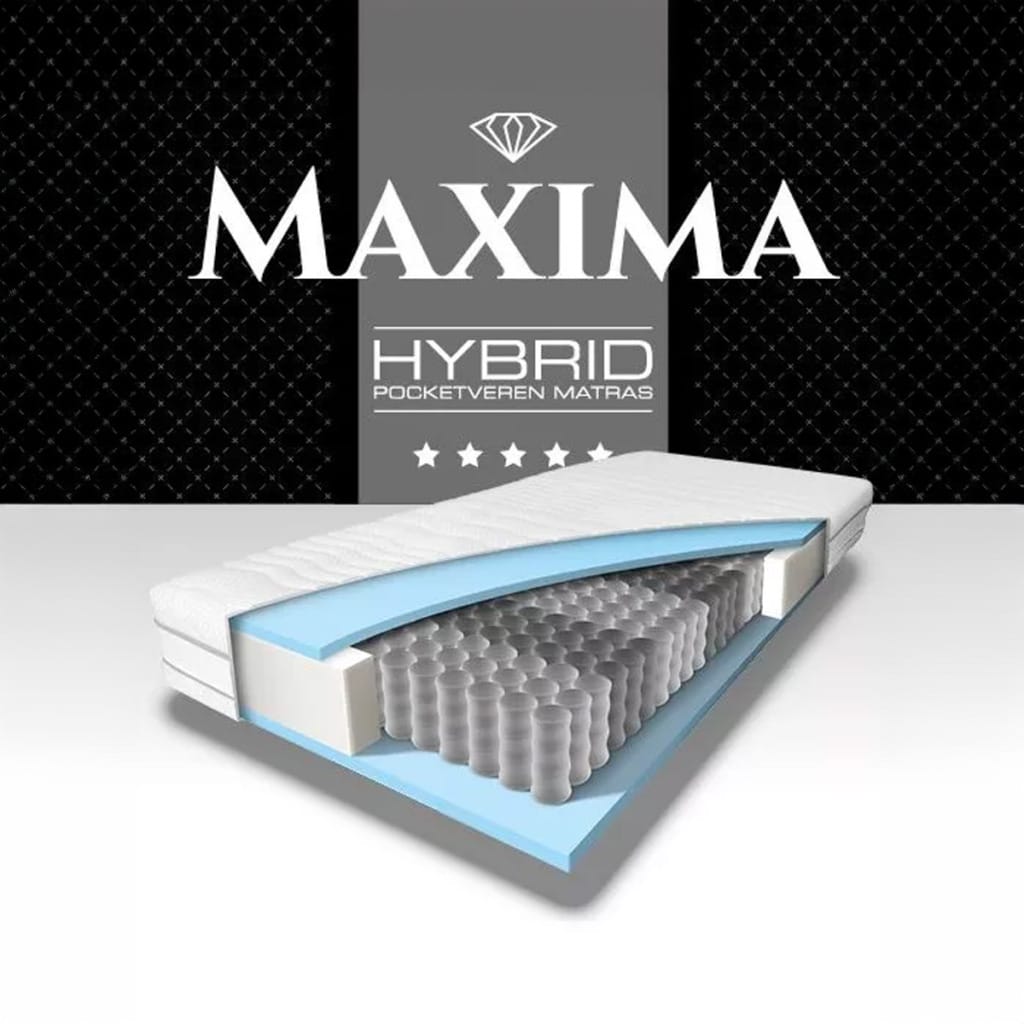 Maxima Hybrid Pocket Matras (Diamant) bestellen? | HBeds.nl